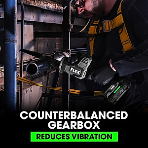FLEX 24V Brushless Cordless One-Handed Reciprocating Saw Kit with 2.5Ah Lithium Battery and 160W Fast Charger - FX2241-1A
