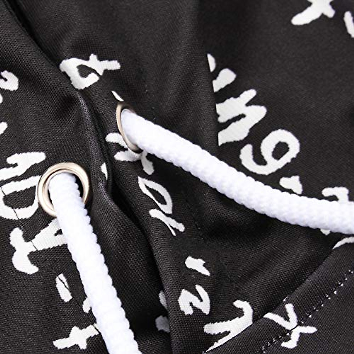 Cool Hoodies for Men, Thenlian Mens Autumn Winter 3D Math Formula Printing Long Sleeve Sweatershirt Top Blouse(Black, XL)