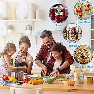 Mason Jar Vacuum Sealer Kit for FoodSaver - Food Saver Jar Sealer Attachment,Food Storage with Accessory Hose for Regular and Wide Mouth Mason Jars