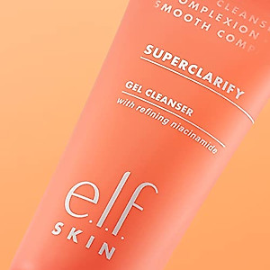 e.l.f., SuperClarify Cleanser, Lightweight, Gentle, Effective, Soothing, Removes Makeup and Impurities, Prevents Clogged Pores, Strengthens , Infused with Lavender, 3.4 Fl Oz