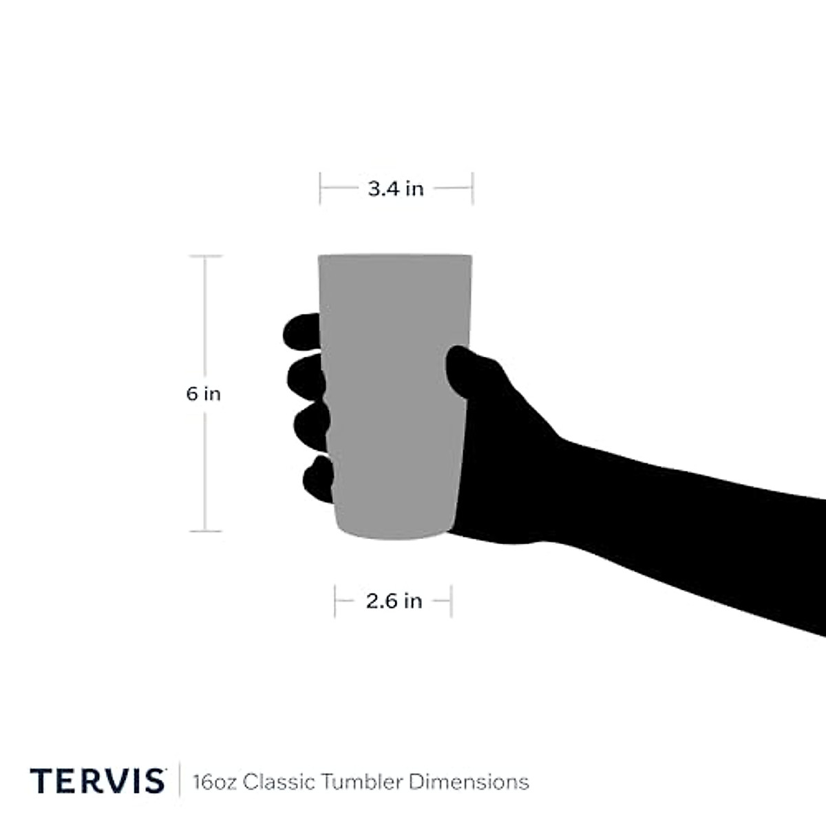 Tervis Healthcare Salute Insulated Tumbler 16oz Clear