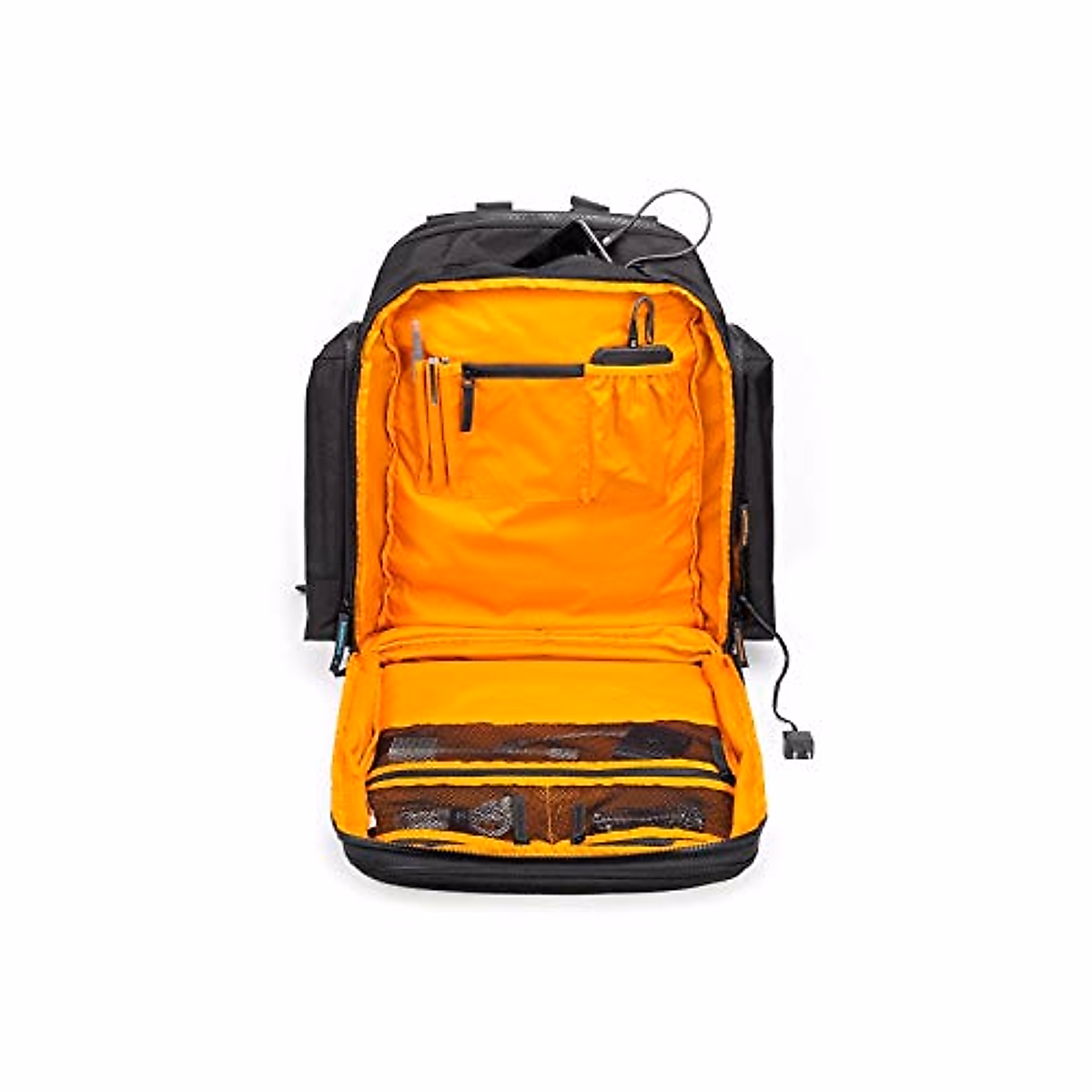 MOS BLACKPACK Grande, Durable Electronics Travel Backpack for 17"" Laptop, Tablet with Built in Cable Management (SW-44029)