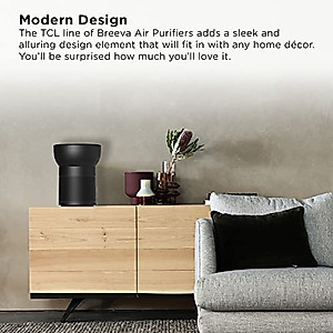 TCL Breeva A2 Air Purifiers for Home Bedroom with Ionizer Up to 441 ft², Auto Mode, H13 True HEPA Filter, 26db Quiet Air Cleaner Filter 99.97% Allergies Smoke Odor Pet Hair Dust Pollen Mold