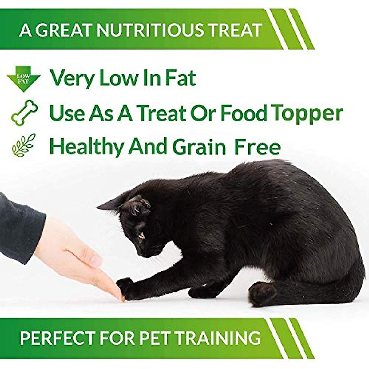 LIFE ESSENTIALS BY CAT-MAN-DOO All Natural Freeze Dried Chicken Crushed Sprinkles Powder for Dogs & Cats - No Fillers, Preservatives, or Additives - No Grain Tasty Treat