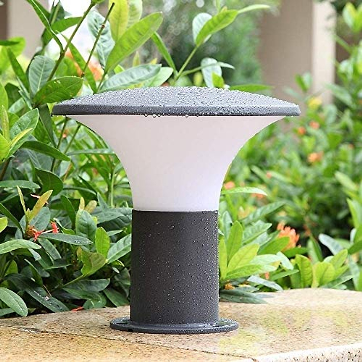 ZMY Aluminum Garden Home Pillar Lighting Villa Outdoor Modern Column Lamp Park Decorative Anti-Rust Post Light Waterproof PC Lawn Pathway Illumination