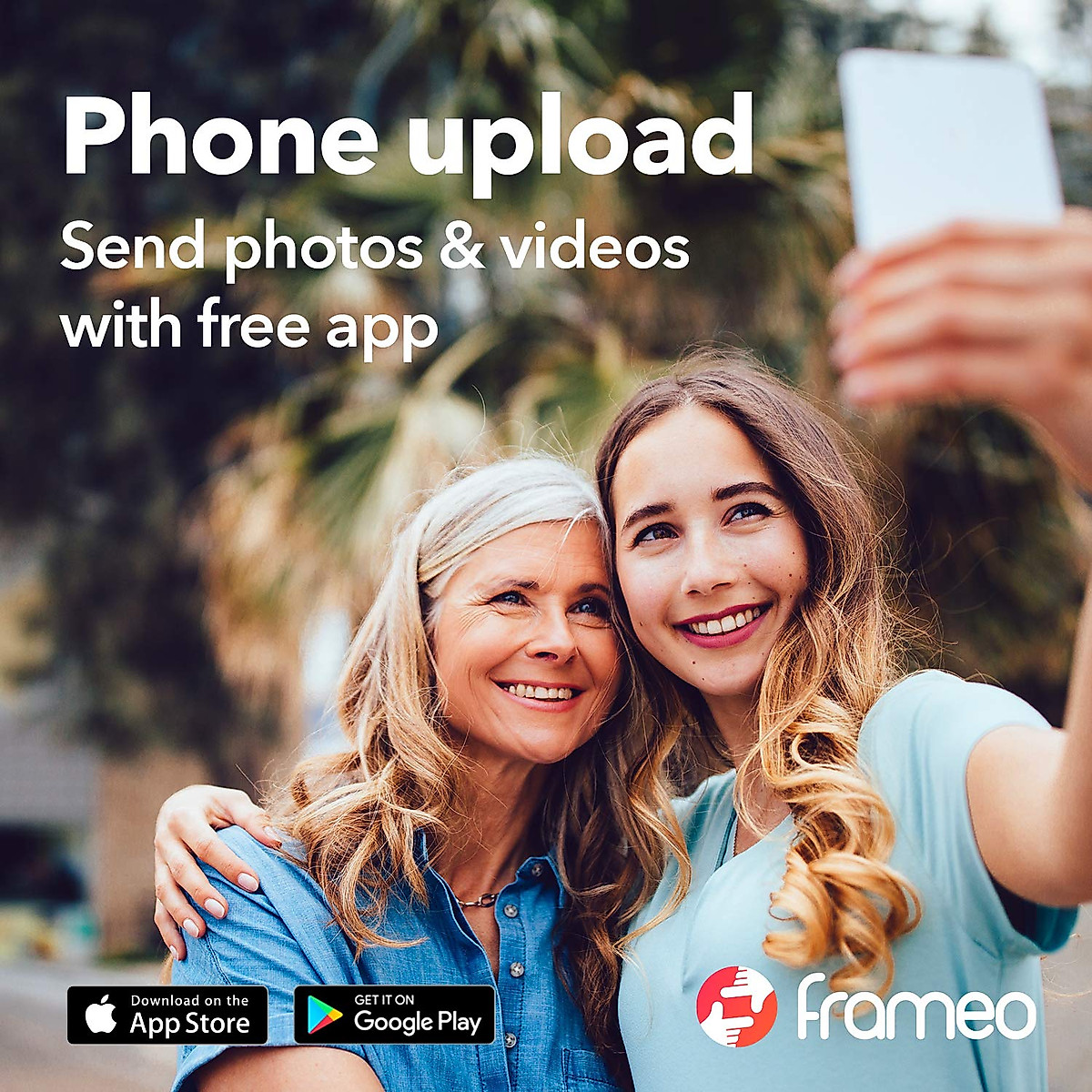 Feelcare Digital WiFi Picture Frame 10 inch, Upload Photos or Videos Remotely from Smartphone to Frame with Free Frameo App, IPS 800x1280,Touchscreen for Easy Navigation