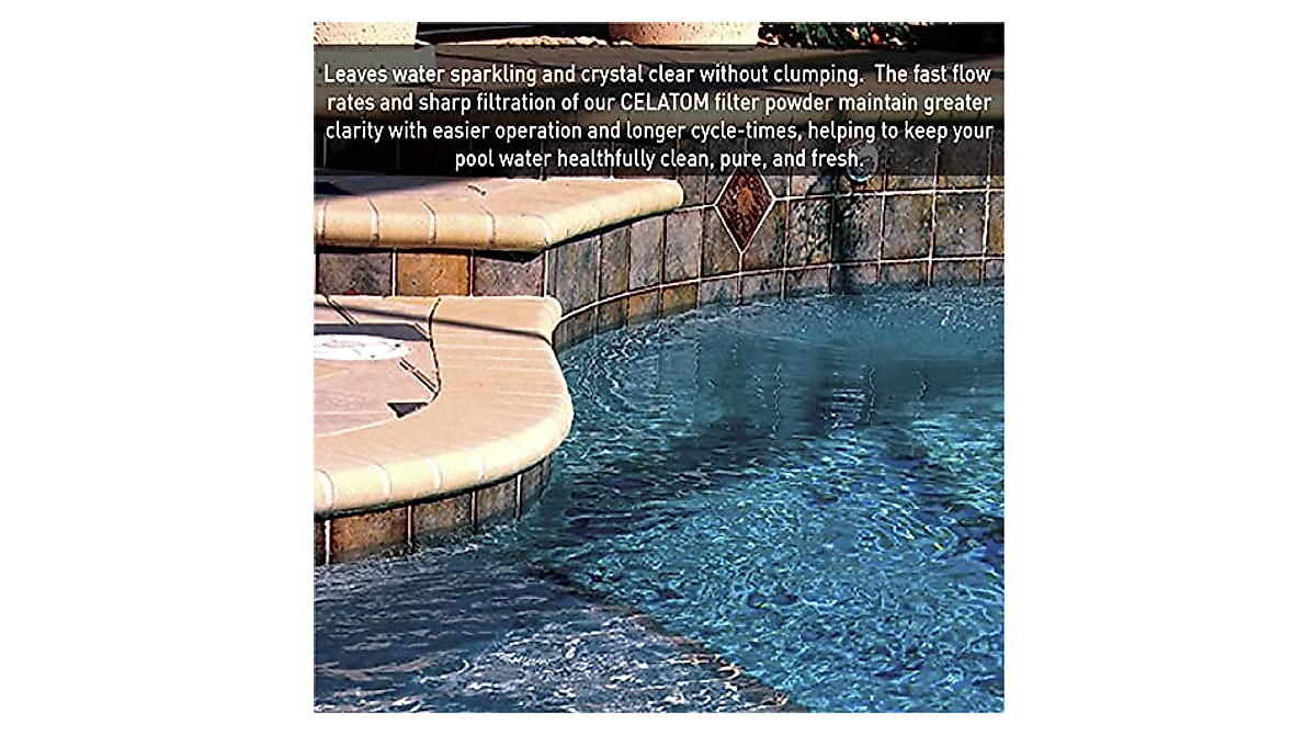 EasyGo Celatom DE Pool Filter Aid - Crystal Clear Water
