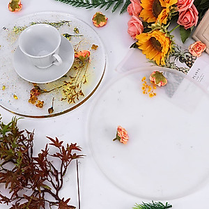 Resin Tray Molds, Round Rolling Tray Molds, Silicone Tray Molds, 11.8 Inch Rolling Tray Molds for Epoxy Resin, Resin Casting, DIY Jewelry Holder, Home Decor