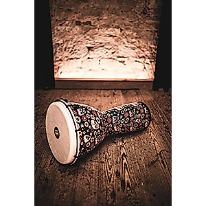 Meinl Percussion Djembe Hand Drum Circle Instrument with Synthetic Shell and Head, Alpine Series — NOT Made in China — Easy Tuning, 2-Year Warranty (ADJ12-SI)