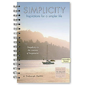 2021 Simplicity Inspirations for a Simpler Life 16-Month Weekly Planner