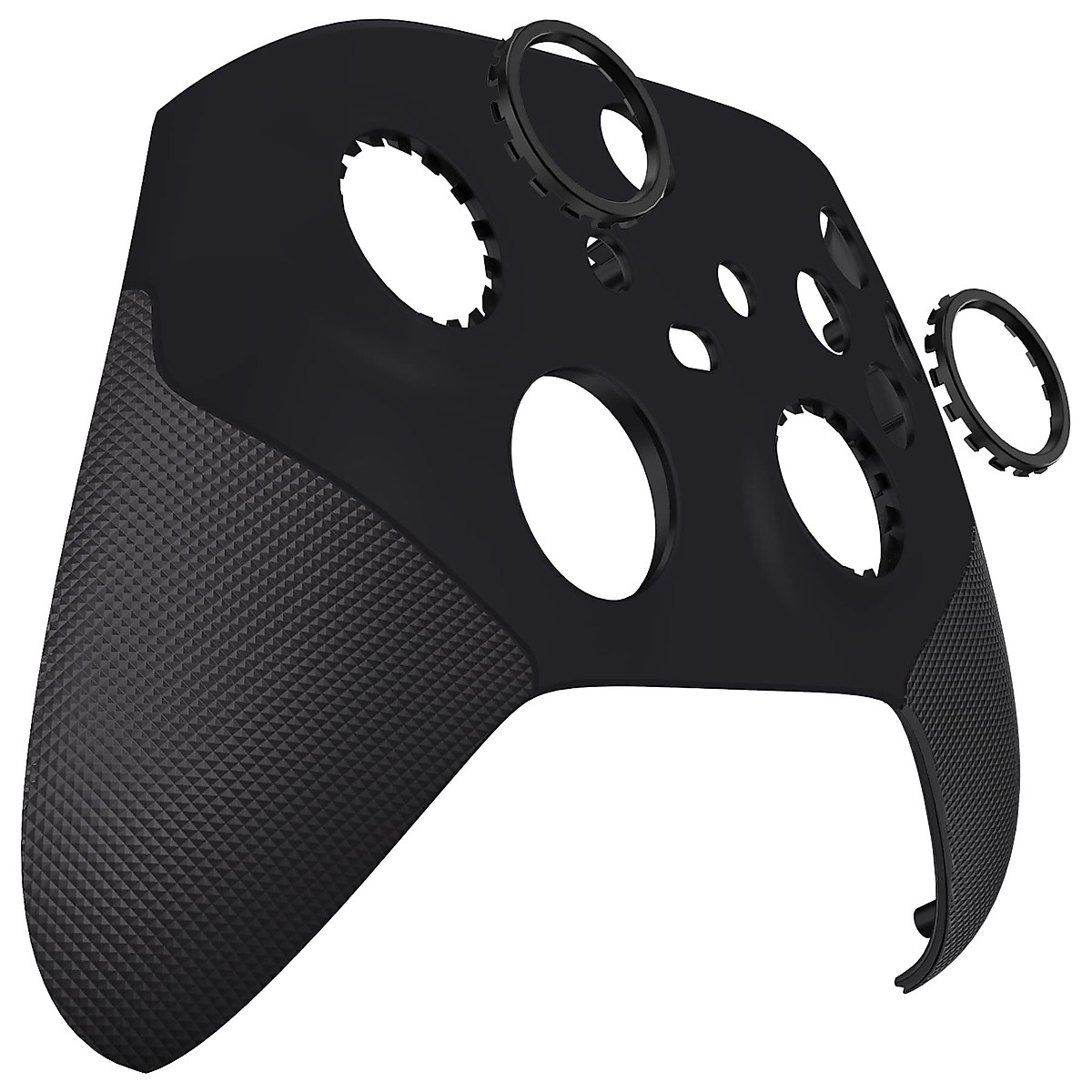 eXtremeRate ASR Version Redesigned Shell for Xbox Core Wireless Controller - Performance Rubberized Grip, Anti Sticks Rubbing Rings - Custom Faceplate for Xbox Series X & S Controller - Black