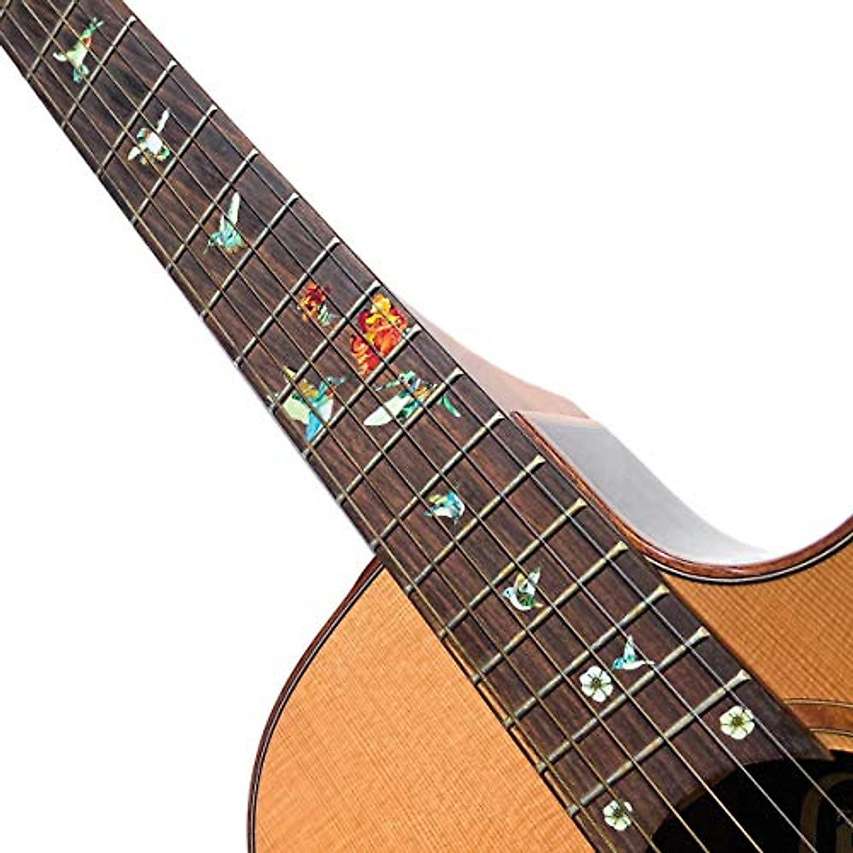 Bee Hummingbirds - Fret Markers Inlay Stickers Decals for Guitars