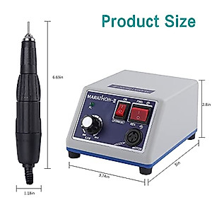 LVCHEN N3 MicroMotor Technician-handle - 35K RPM Polisher Micro Motor Polishing Hand Tool for Lab Jewelry Ceramics Silicone Glasswork Woodcarving Artware，110V