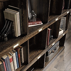 Sauder Barrister Lane Bookcase/ Book Shelf, Iron Oak finish