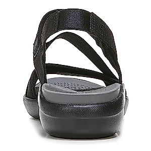 BZees Womens Chance Strappy Sandal Black 11 M