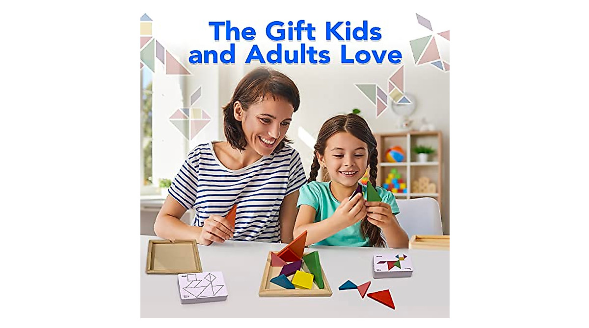3 Bees & Me Tangram Puzzle Toys for Kids & Adults