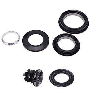 BuyWeek Bike Headset Bearings, Aluminum Alloy Bicycle Headset Top Caps Bearings Bicycle Accessories for Mountain Road Bike