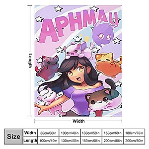 Anime Throw Blanket for Couch, Lightweight Soft Plush Cozy Blankets and Throws for Sofa 40"x50"
