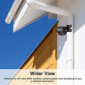 Blink Camera Pole Mounting Bracket, Blink Outdoor 4 Blink Outdoor 3 Blink XT2 Wall Railing Mount Bracket by HOLACA,Applicable Pipe Diameter Size 1.18-7.87 inch (30mm-200mm) (1 Pack)