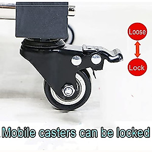 FOGLO Broom Holder,Cleaning Supplies Organizer,mop Holder,Put Wet Mops Cleaning Tool Rack Stainless,Cleaning Tool Cart Storage,for Garden Garage Schools,Hospitals,Factories,Hotels (Size : 5slots)