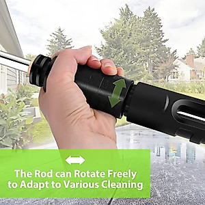 WHOLESUN 2150PSI + 1.71GPM Pressure Washer, 1900W Electric High Power Washer, Powerful Cleaner Machine, Self Assembled, Rotatable Iron Spray Lance for Patio, Garden, Car Cleaning(Green)