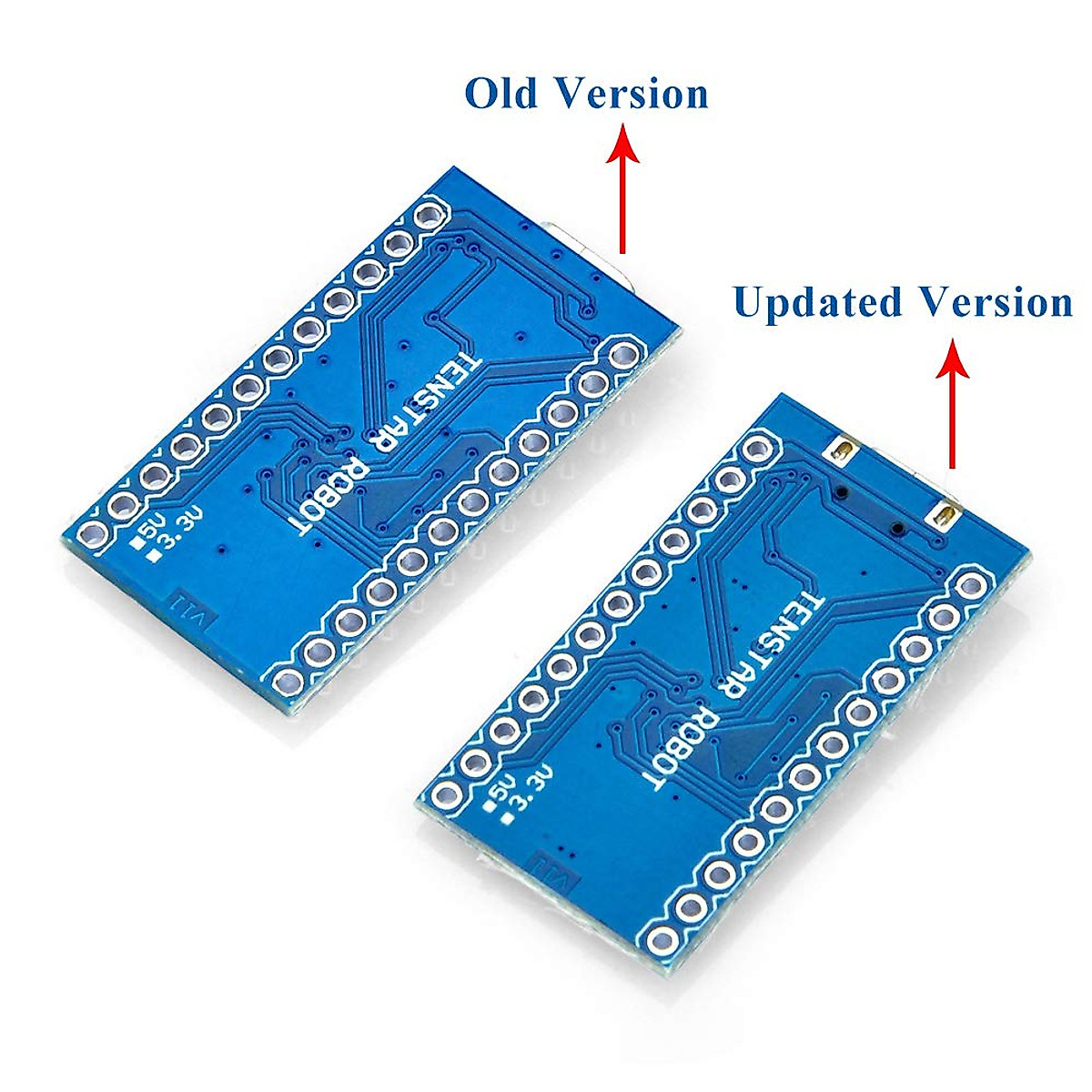 5PCS Pro Micro 5V 16MHz Module Board with 2 Row pin Header for Arduino Leonardo