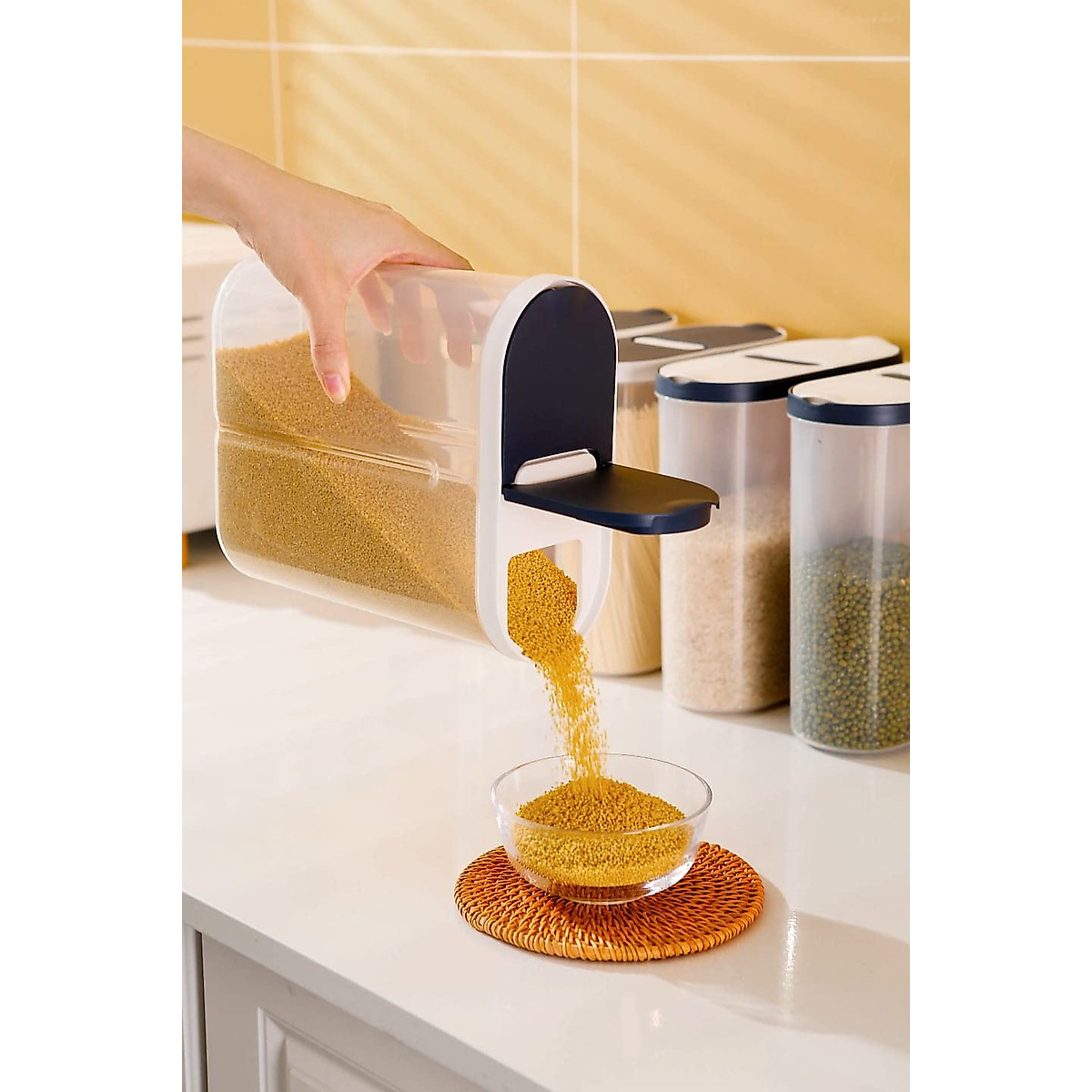 CEREAL CONTAINER STORAGE (BLUE)