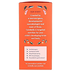 Cerebelly Organic 8-9 Months Variety Pack Baby Purees 3 Count, 4 OZ