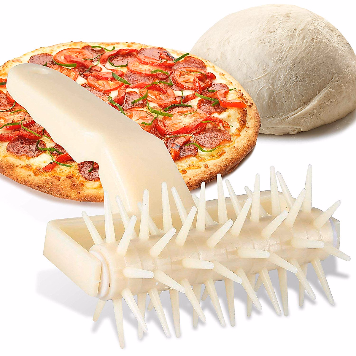 Orblue Dough Docker, Helps Cook Thin Crust Pizza Uniformly & Prevents Dough From Blistering