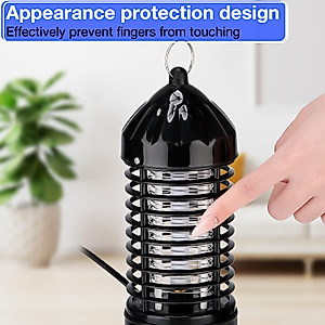 6 Pcs Mosquito Killer Electric Mosquito Zappers Electric 220V Insect Fly Trap Fly Zapper Mosquito Killer for Patio Bug Zapper Insect Trap Insect Killer Fly Trap for Home Garden Patio Backyard