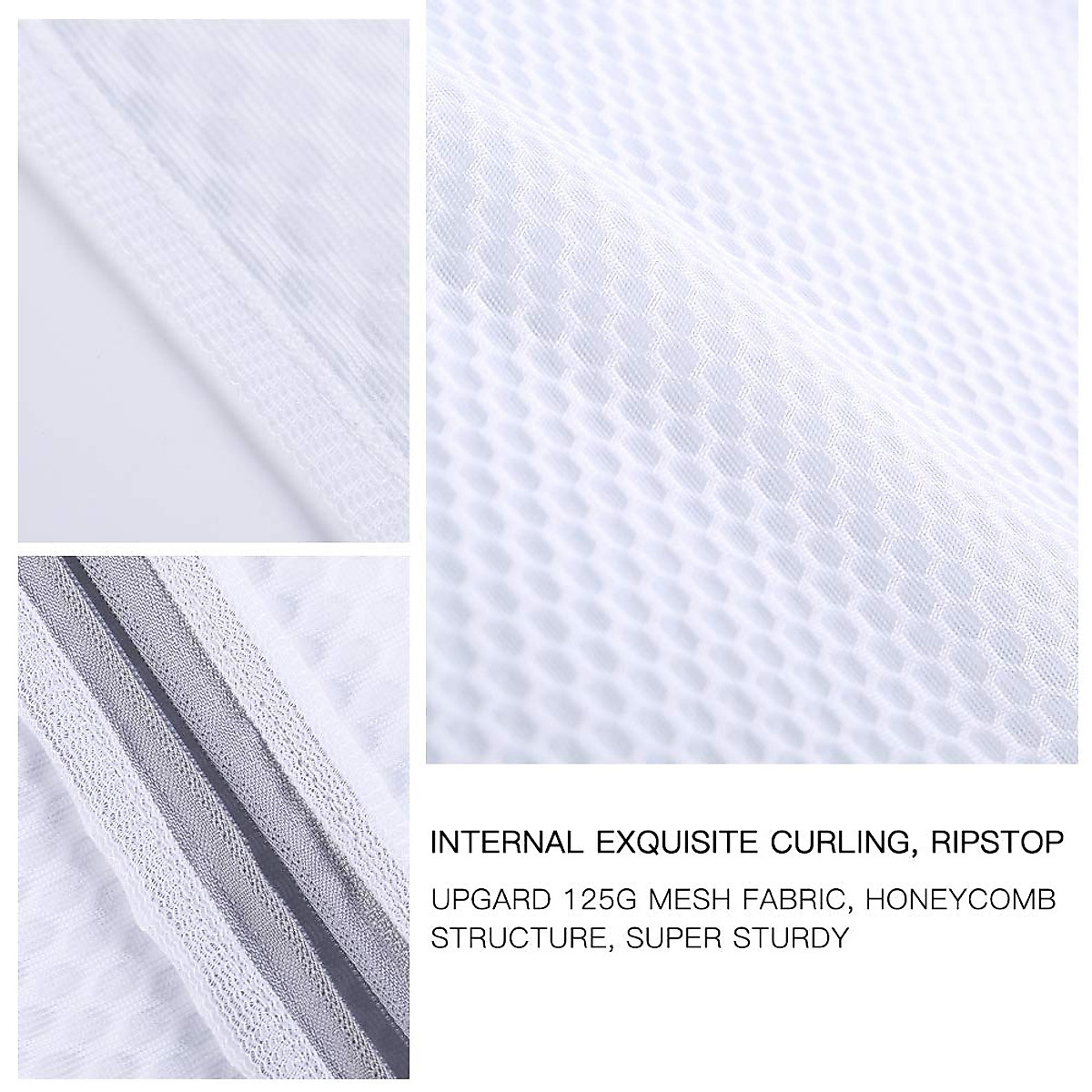 Kimmama Large Laundry Bags Mesh Wash Bags,Oversize Honeycomb Mesh Delicates Bag for Washing Machine,Jumbo Net Laundry Bag for Washing Delicates,Big Clothes,Sweater,Bed Sheet,Bedcover,Blanket,Curtain