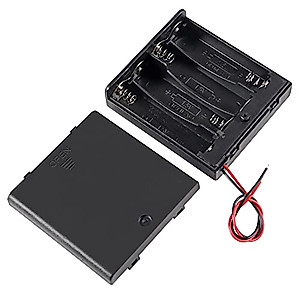 ACEIRMC AA Battery Holder with Switch and Cover: Single AA Battery Holder with Cover, 2 AA Battery Holder with Switch, 3 AA Battery Holder, 4 AA Battery Holder with Leads and Wires