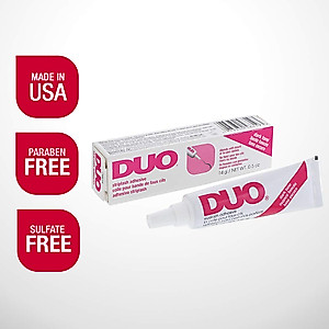 DUO Strip Lash Adhesive Dark Tone for False Strip Eyelash, 0.5 oz, 1-Pack