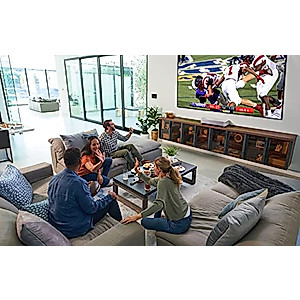 2022 New Upgrade Epson EpiqVision Ultra LS800 Ultra Short Throw 3-Chip 3LCD Smart Streaming Laser Projector, 4,000 Lumens, 4K PRO-UHD, HDR, 150", Android TV, 2.1ch Yamaha Built-in Speakers - Black