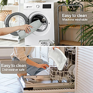 Baby Travel Booster Seat with Double Tray, BabyBond Upgraded Toddler Portable Baby Chair, Booster Seat for Dining Table, Stable and Foldable Booster Baby Chair for Indoor/Outdoor (Grey Lion)