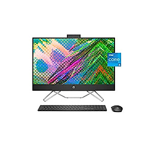 HP All-in-One Bundle PC, 27" Full HD Micro-Edge Touchscreen Display, 12thGeneration Intel Core i5 Processor, Intel Iris Xe Graphics, 12 GB SDRAM, 512 GB SSD, Windows11 Home OS, Wi-Fi (27-cb1170, 2022)