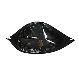 ⭐️ Smell Proof Resealable Mylar Storage Bag (100 Pack) 4 mil Thick Plus Size 4" x 5.5" x 1.5" Inch Stand Up Pouch. HEAT SEALABLE with Iron