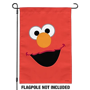 Sesame Street Elmo Face Garden Yard Flag