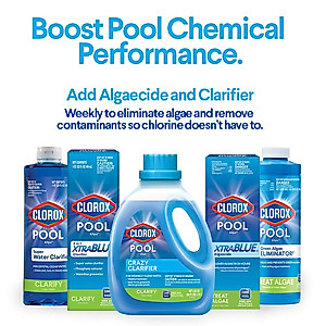 Clorox Pool&Spa 33506CLX Pool Shock XtraBlue (6 1-lb Bags), 6 Pack, White