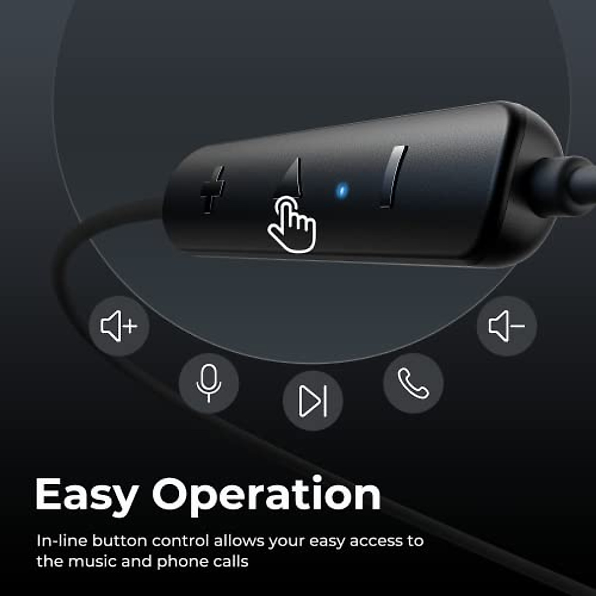 SoundPEATS Q30 HD Bluetooth Headphones in-Ear Stereo Wireless 5.0 Magnetic Earphones IPX6 Sweatproof Earbuds with Mic for Sports, Immersive Bass, 10mm Drivers, aptX-HD, 13 Hours Playtime, Secure Fit