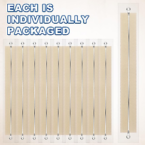 10pcs Impulse Sealer Replacement Parts, 8 Inch Teflon Cloth Heat Seal Strips Square Element Grip Impulse Sealer Repair Kit Heating Element for Hand Heat Sealers
