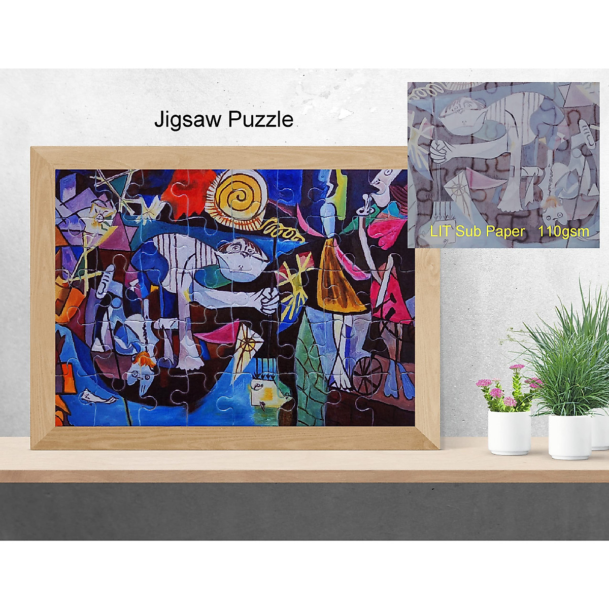 LIT Sublimation Paper 8.5x11 Inch, 150 Sheets 110gsm Heat Press Transfer Paper - For Epson Sawgrass Ricoh HP Inkjet Sublimation Printers With Sublimation Ink For Blank Sheets Mugs Tumblers T-shirts