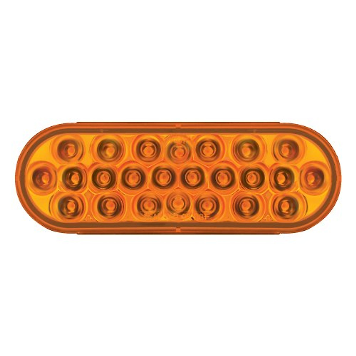 GG Grand General 78230BP Oval Pearl Amber/Amber 24 LED Sealed Park/Turn Light