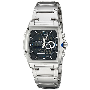 Casio Men's EFA120D-1AV Ana-Digi Edifice Thermometer Bracelet Watch