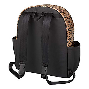 Petunia Pickle Bottom District Backpack | Baby Bag | Baby Diaper Bag for Parents | Baby Backpack Diaper Bag | Stylish, Spacious Backpack for On-The-Go Modern Moms & Dads | Shower Gift | Leopard/Black