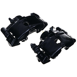 Power Stop S1379BLK Front Pair of High-Temp Black Powder Coated Calipers For Honda CRX 1990-1991, Honda Civic 1990-2000, Honda Civic del Sol 1993-1997 [Model Specific]