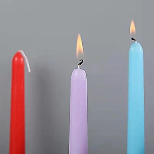 Taper Candles,10 Inch Taper Candles,Set of 4 Candles for Wedding, Parties ,Home Decor and Special Occasions (White)