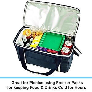 Picnic at Ascot 64 Can Capacity Heavy Duty Collapsible Leakproof Cooler- Designed & Quality Approved in the USA