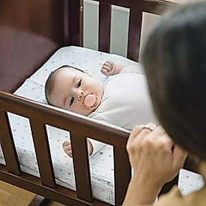aBaby Baby Crib Mattresses - Square Shaped White Cradle Mattress with Waterproof Vinyl Cover – Durable & Breathable Crib Mattress (14" x 34")