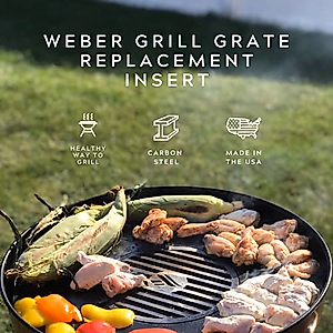ARTEFLAME 26" Replacement BBQ Grill Grate Griddle/Grate Accessory Compatible with Weber Kettle